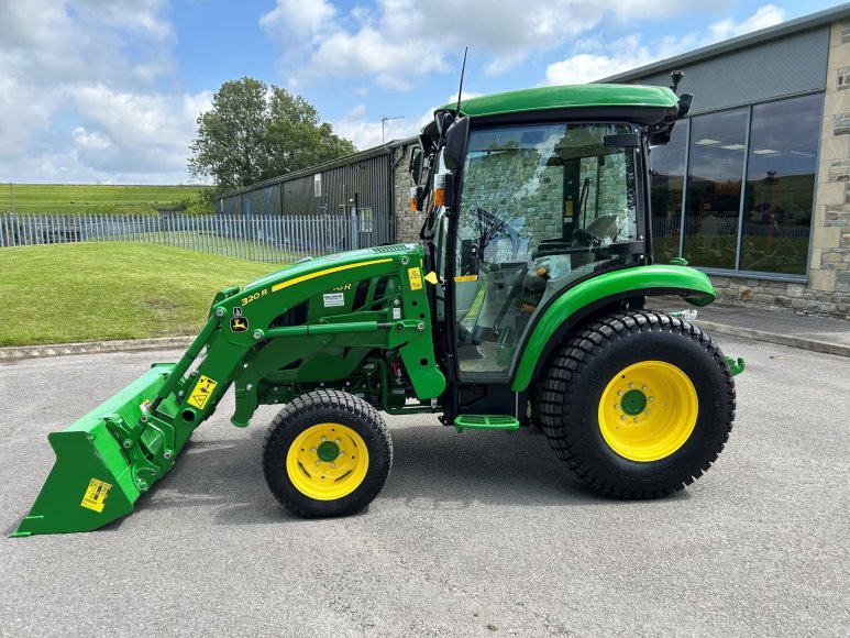 Balmers GM Ltd, John Deere 3046R Compact Tractor c/w JD 320R Loader